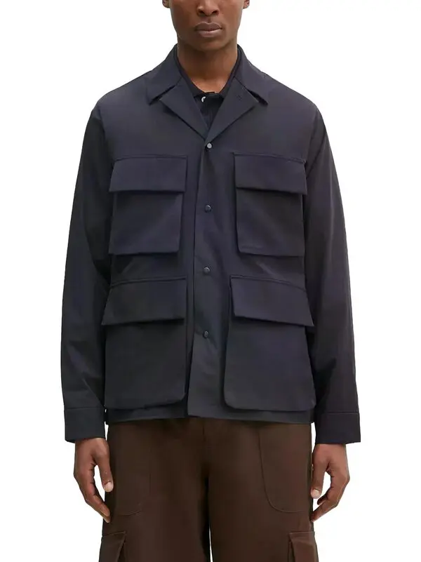 Norse Projects Mads Multi-pocket Overshirt - Blue