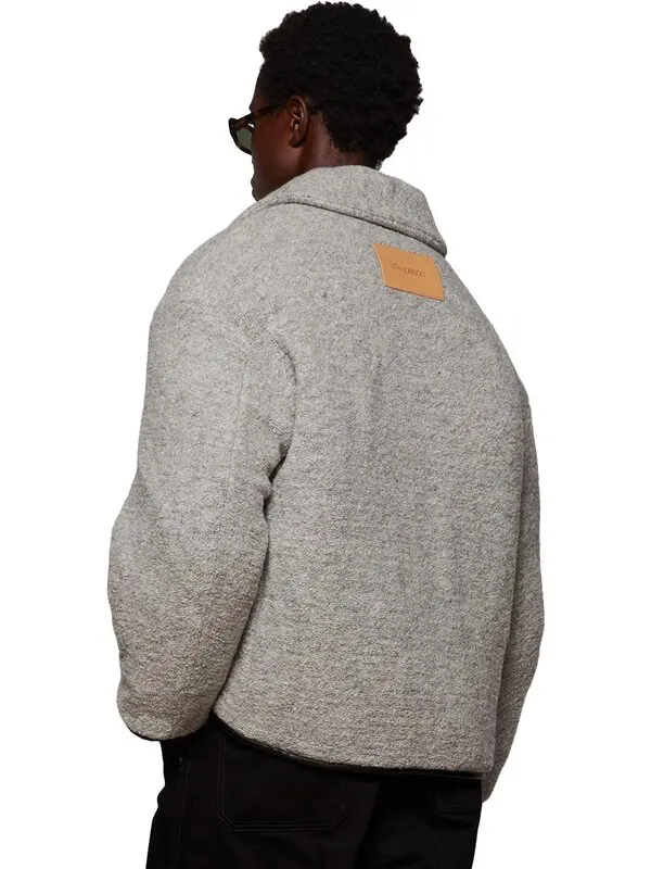 JW Anderson Contrast Trim Casual Jacket - Grey