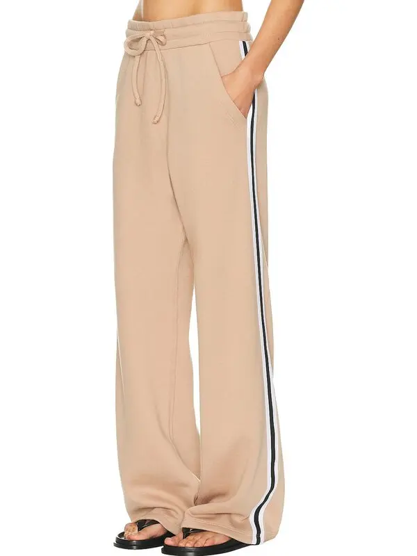 Year Of Ours Locker Room Sweatpant - Taupe & Black