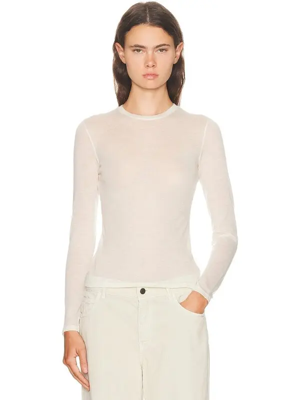 THE ROW Iverness Top - Natural