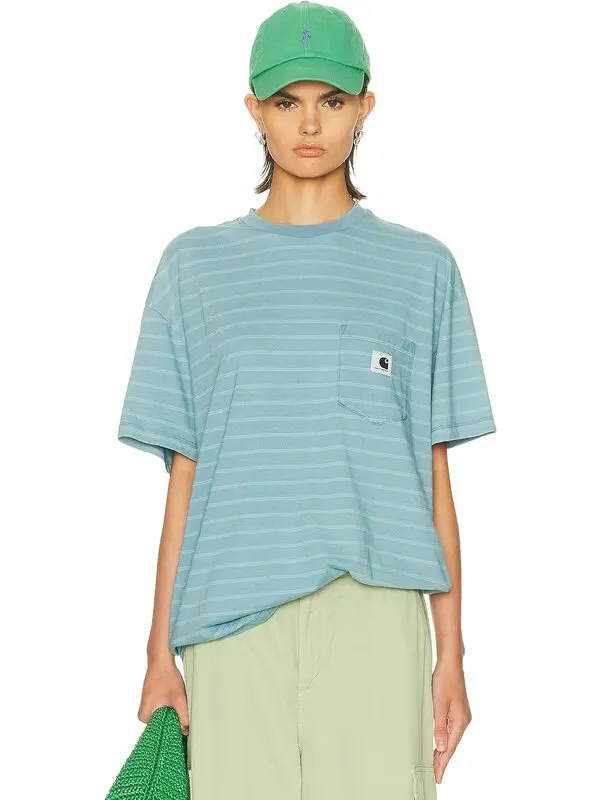 Carhartt Work In Progress Brodina T-shirt - Stripes & Saguaro