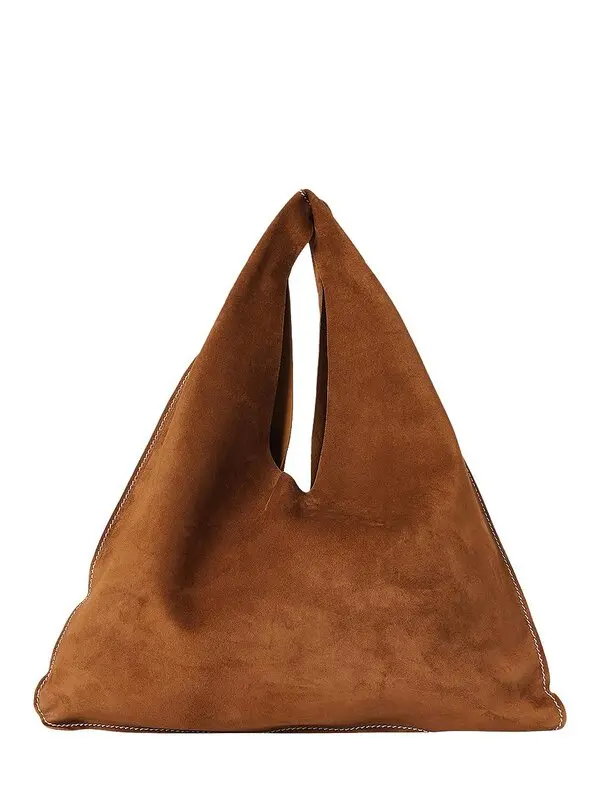 THE ROW Small Bindle - Bistre & Ecru