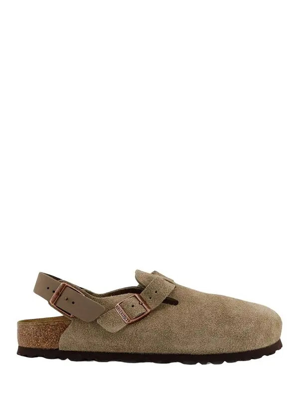 BIRKENSTOCK Tokio Ii Suede Mule - Beige