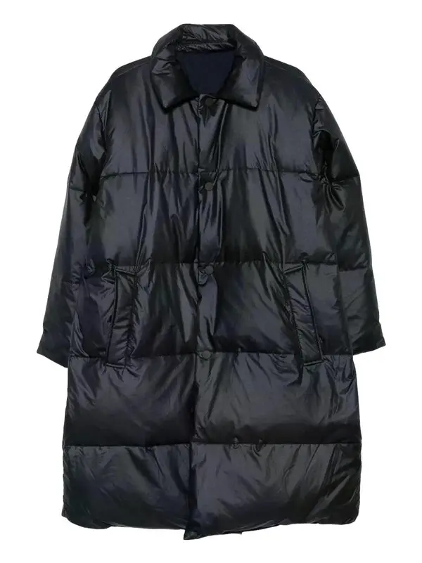 Sofie D'hoore Quilted Button Coat - Blue