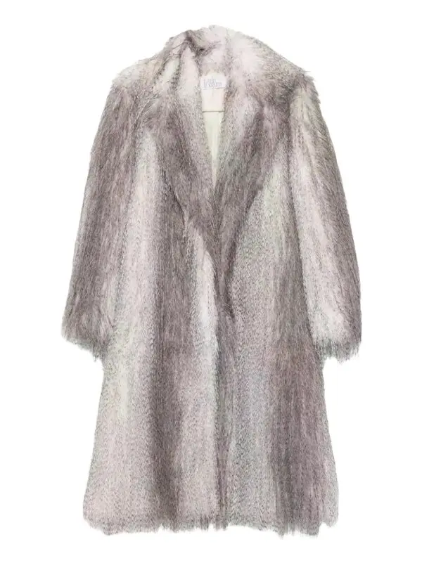 Giuseppe Di Morabito Faux-fur Belted Coat - Grey