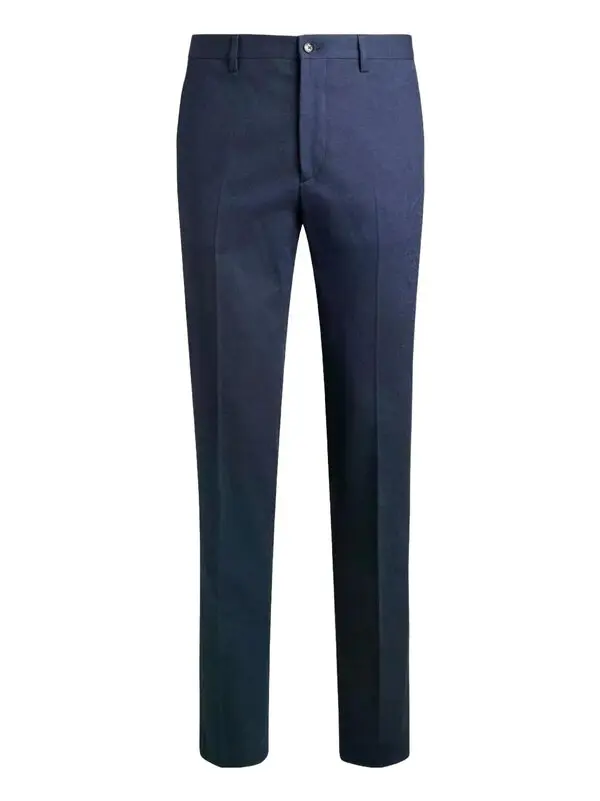 Etro Paisley-pattern Trousers - Blue