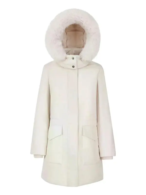 Geox Hooded Coat - Neutrals