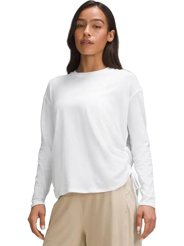 Lululemon Pima Cotton Long-sleeve Shirt - White
