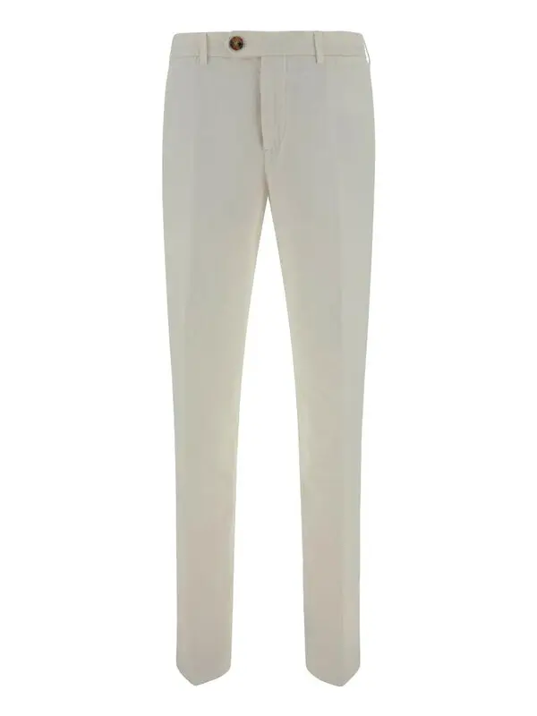 Brunello Cucinelli Cotton Pants - White