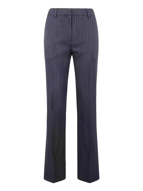 Essentiel Antwerp Pinstripe Trousers - Blue