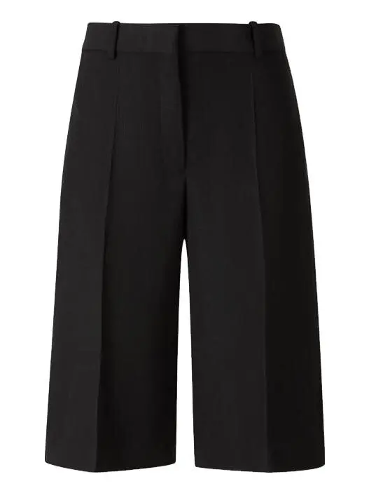 JIL SANDER Dressy Bermuda Shorts - Black
