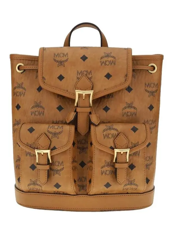 Mcm Aren Mini Backpack - Brown