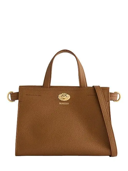 Burberry Mini Leather Tote Bag - Hazel