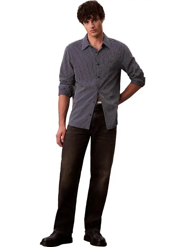 Calvin Klein 90s Straight Jeans - Espresso Black