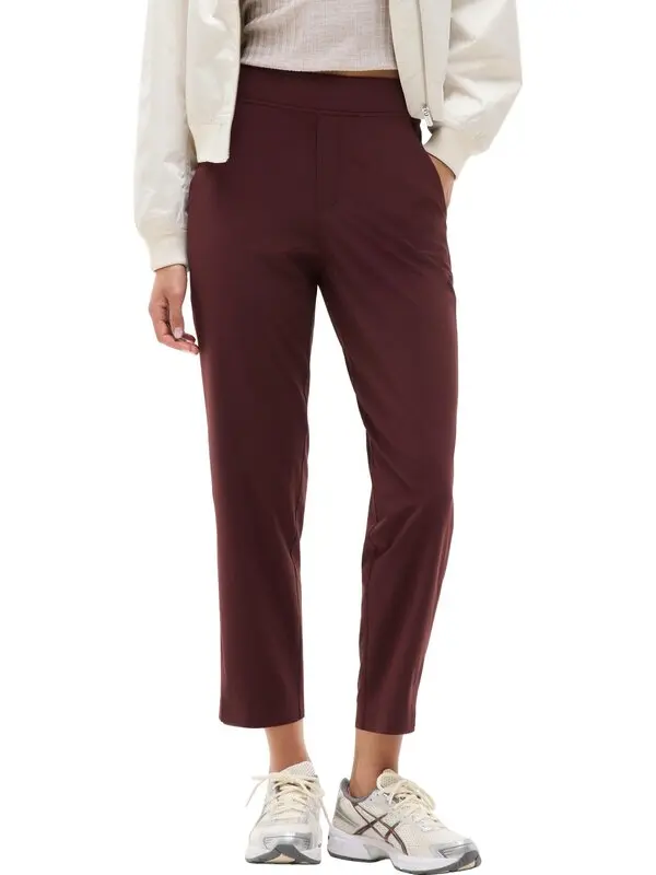 Athleta Brooklyn Mid-rise Ankle Pant - Garnet