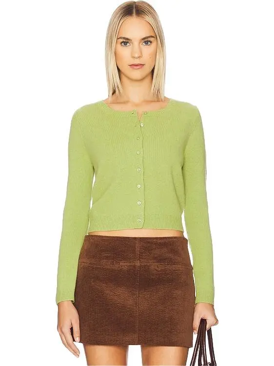ELODIE THE LABEL Taylor Sweater Cardigan - Pear