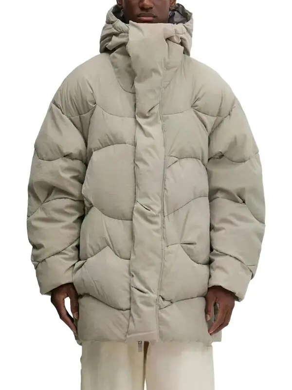 A. A. SPECTRUM Cirrus Hooded Down Coat - Neutrals
