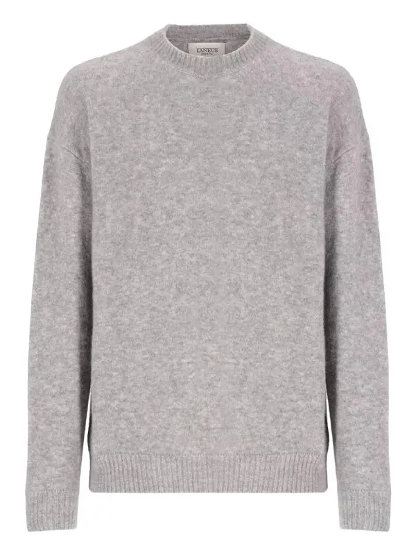 LANEUS Crew-neck Sweater - Grey