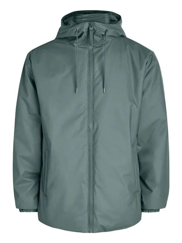 Rains Lohja Hooded Rubberised Jacket - Blue