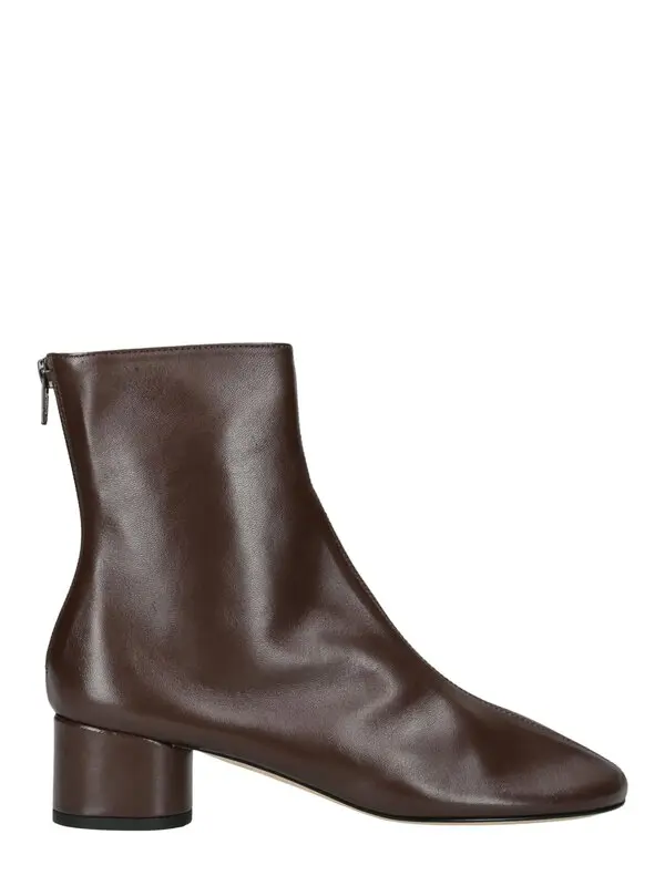 Dear Frances Leather Harlie 55 Ankle Boots - Brown