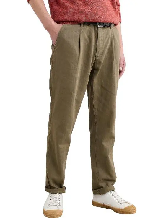 SEASALT CORNWALL Helmsman Linen & Organic Cotton Pants - Riverbed