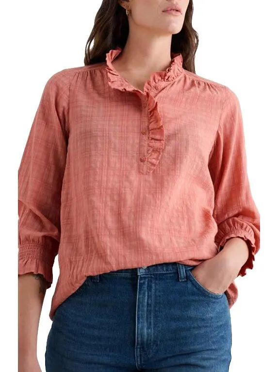 SEASALT CORNWALL Feather Star Top - Dusty Rose