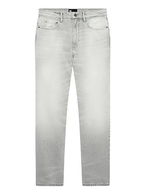 The Kooples Faded-wash Straight-leg Jeans - Grey