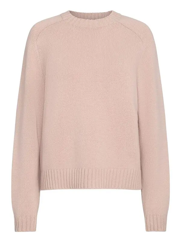 TWP Ribknit Cashmere Pullover - Blush