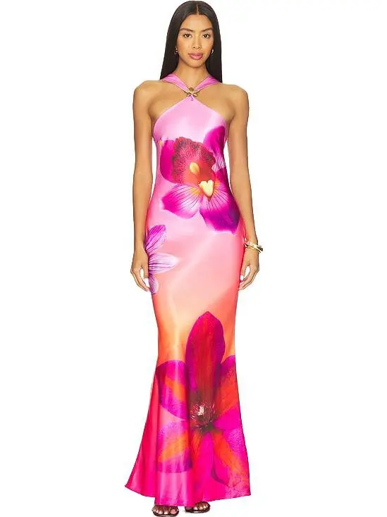 RUNAWAY THE LABEL Chara Maxi Dress - Cosmo Ombre