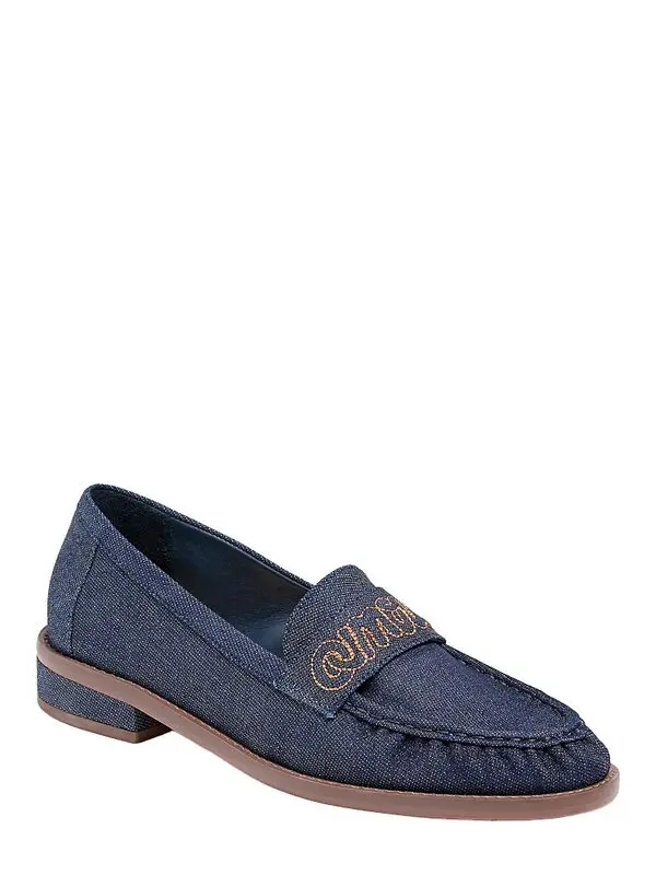 Cinq À Sept Gretta Denim Amour Flats - Indigo Denim