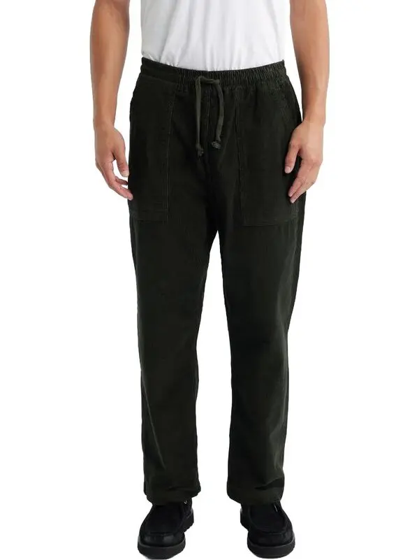 SERVICE WORKS Organic Cotton Corduroy Chef Pants - Bark