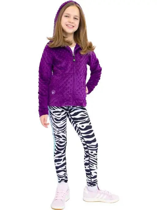LIMEAPPLE Zebra Printed Leggings - Multicolor