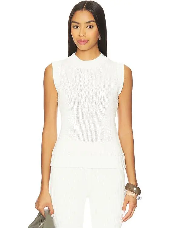 SNDYS Kali Knit Vest - Off White