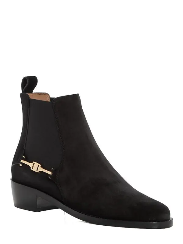 FERRAGAMO F Buckle Chelsea Boots - Nero