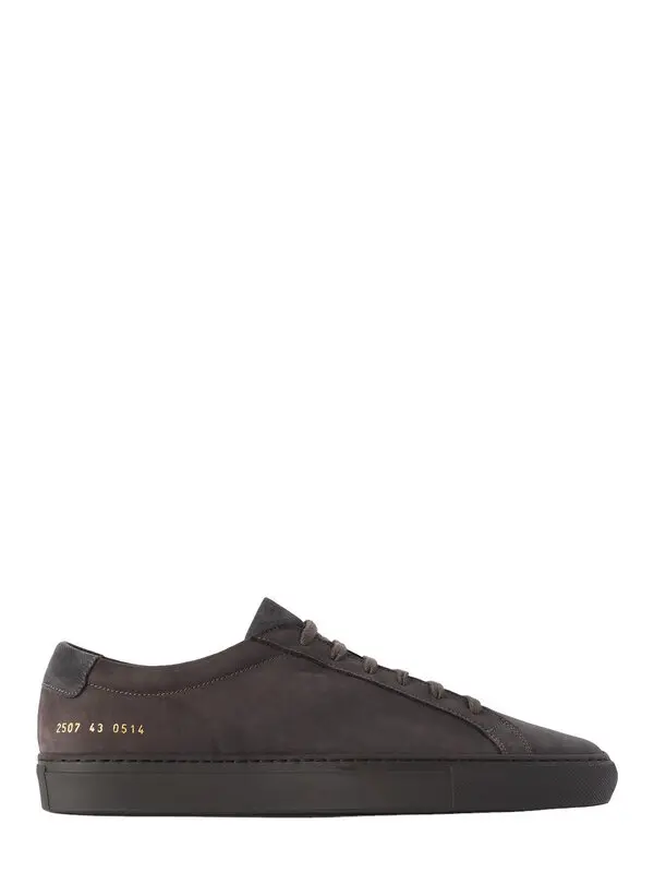 COMMON PROJECTS Original Achilles Nubuck Sneakers - Gray