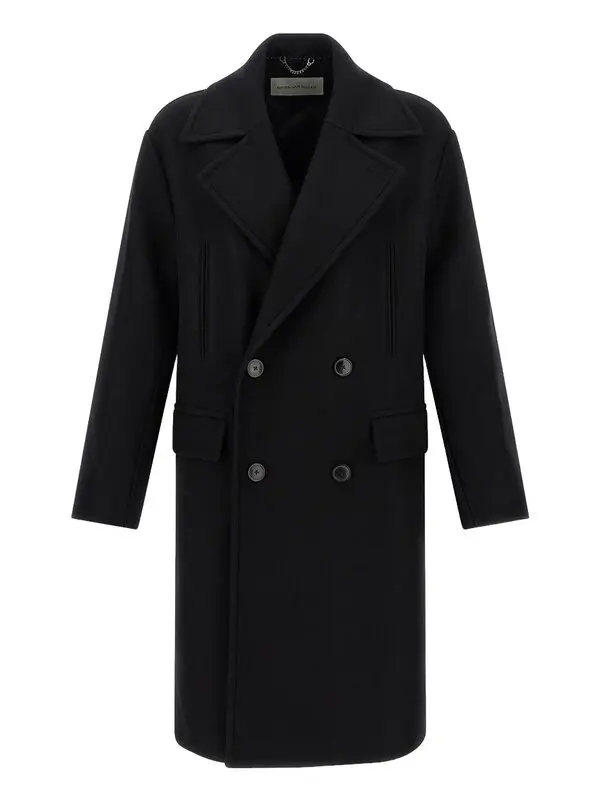 Dries Van Noten Racos Wool Coat - Black