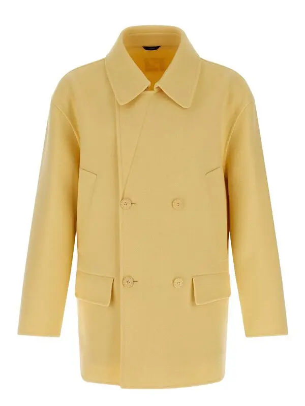 Fendi Caban Coat - Yellow