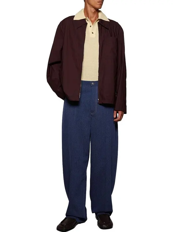 Bottega Veneta Regular Fit Trousers - Blue