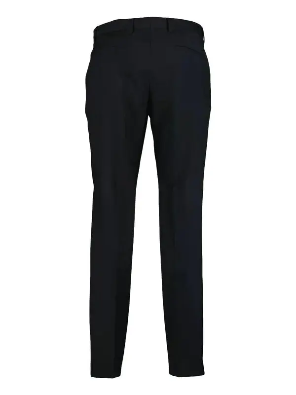 Hugo Boss Tailored Flat-front Trousers - Blue