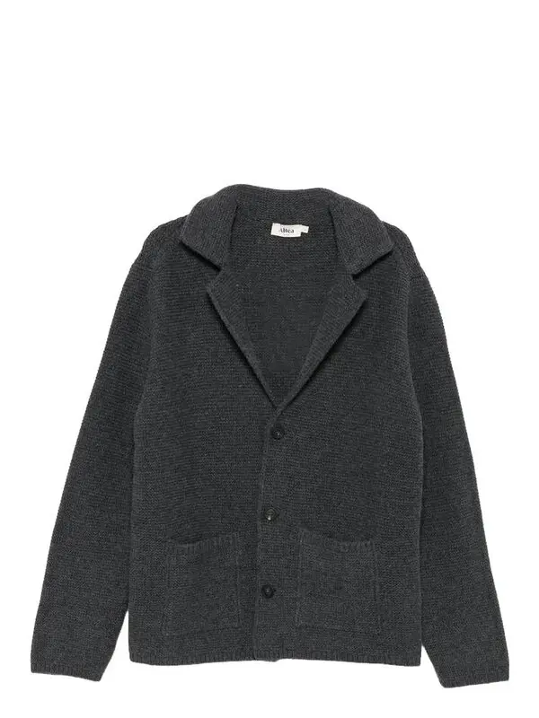 Altea Ribbed Knit Jacket - Grey