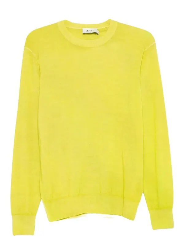 Altea Crew-neck Wool Sweater - Green