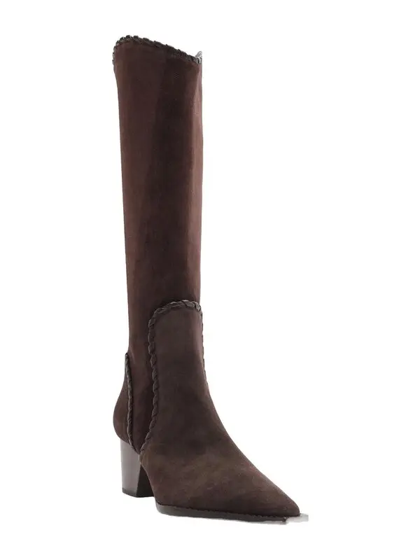 ALEXANDRE BIRMAN Victoria Knee High Boots - Dark Brown