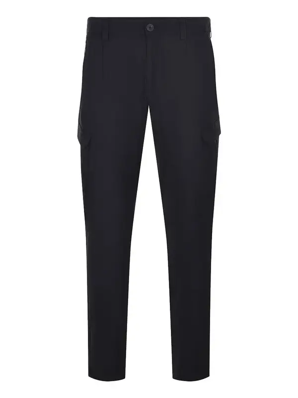 Herno Tech Fabric Cargo Trousers - Black