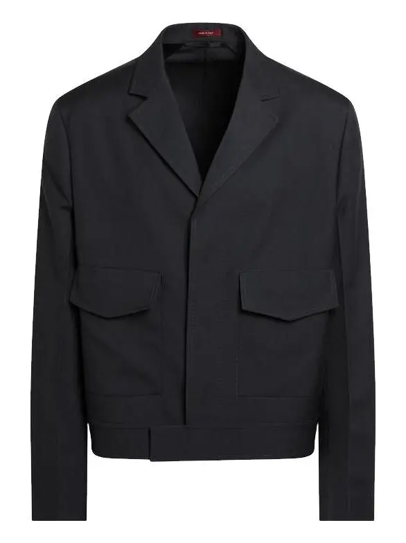 Gucci Single-breasted Gabardine Jacket - Grey