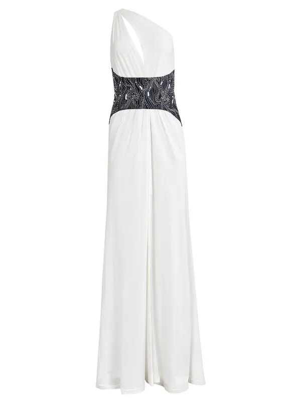 FRANCESCA MIRANDA Ambrosia One-shoulder Gown - White