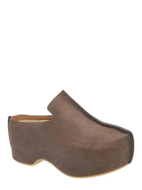 JW Anderson Platform Clog - Deep Walnut 631