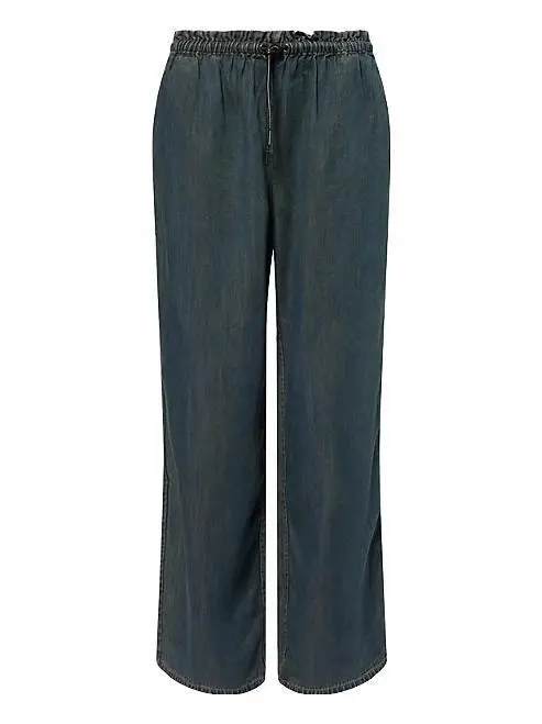 SAMSOE SAMSOE Satopiarya Drawstring Woven Trousers - Burnt Oak