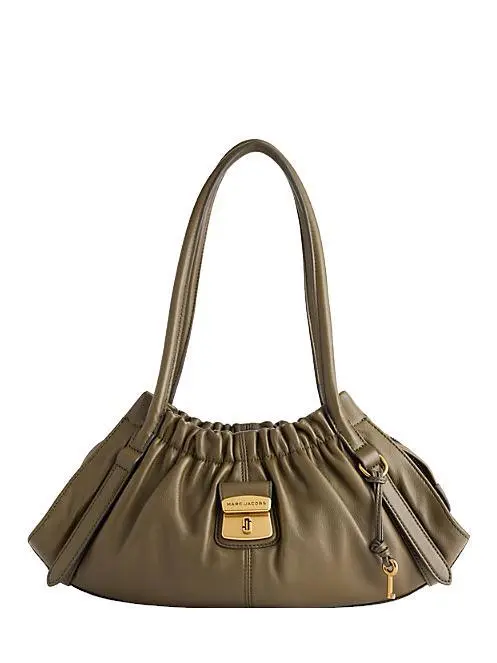 Marc Jacobs Cristina Logo-plaque Leather Satchel - Beech