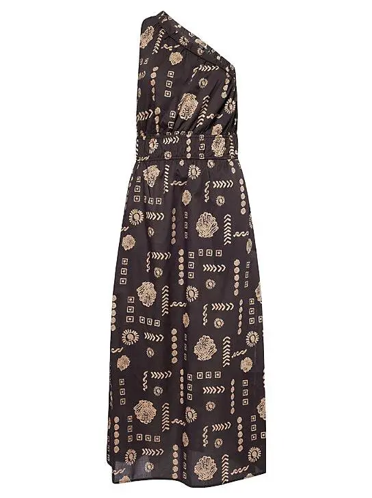 Rails Cotton-poplin Midi Dress - Beach Shells