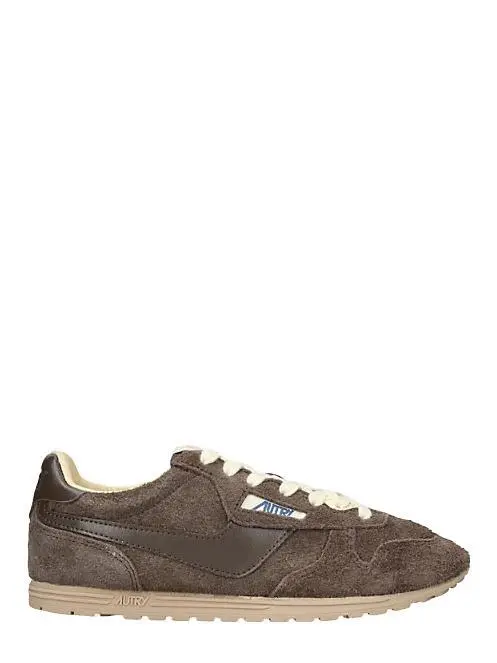 AUTRY Low-top Suede Runner Trainers - Dk.brn Com